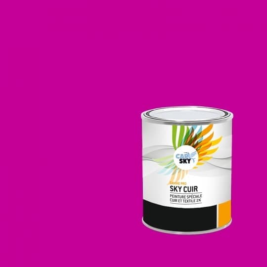 Peinture pour cuir et tissu souple et résistante 2K hydro